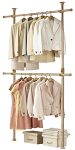One Touch Double Adjustable Laundry Shelf – Prince Hanger