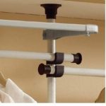 One Touch Deluxe 4 Tier & Shelf Hanger w/ Curtain - Prince Hanger